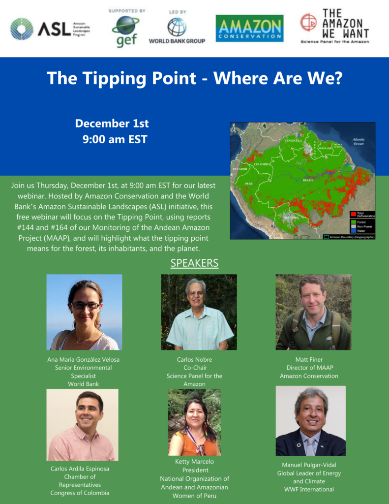The Tipping Point in the Amazon: Recap - Amazon Conservation Association